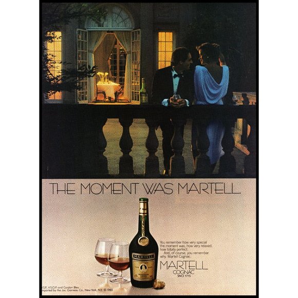 Martell | Art | 981 Martell Cognac Vintage Print Ad Coupe Balcony ...